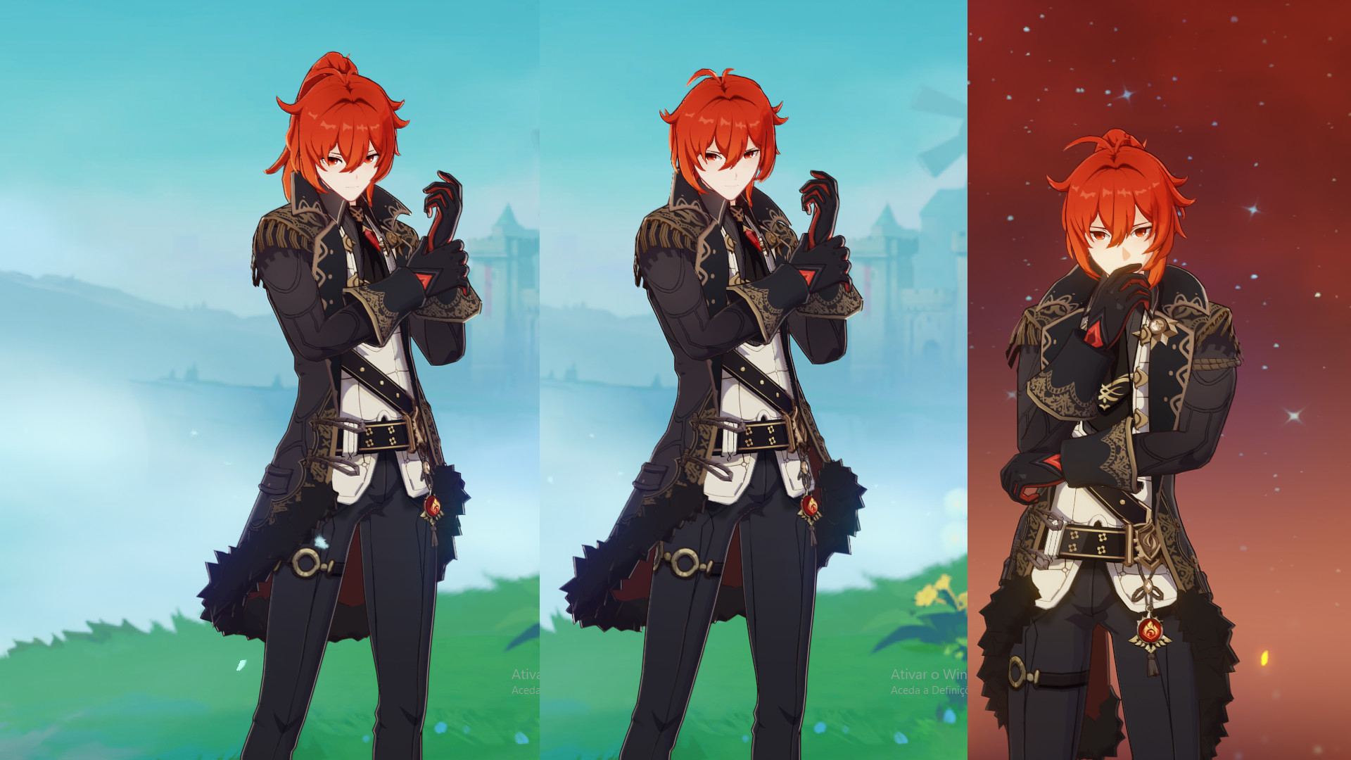 Diluc head/face fixes (Blend included) Mod for Genshin Impact | GI Mods