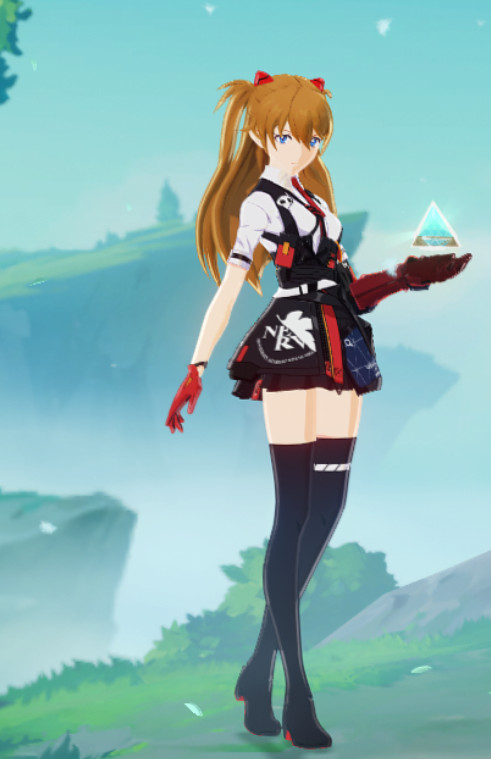 Asuka Shikinami Langley [Faruzan] Mod for Genshin Impact | GI Mods