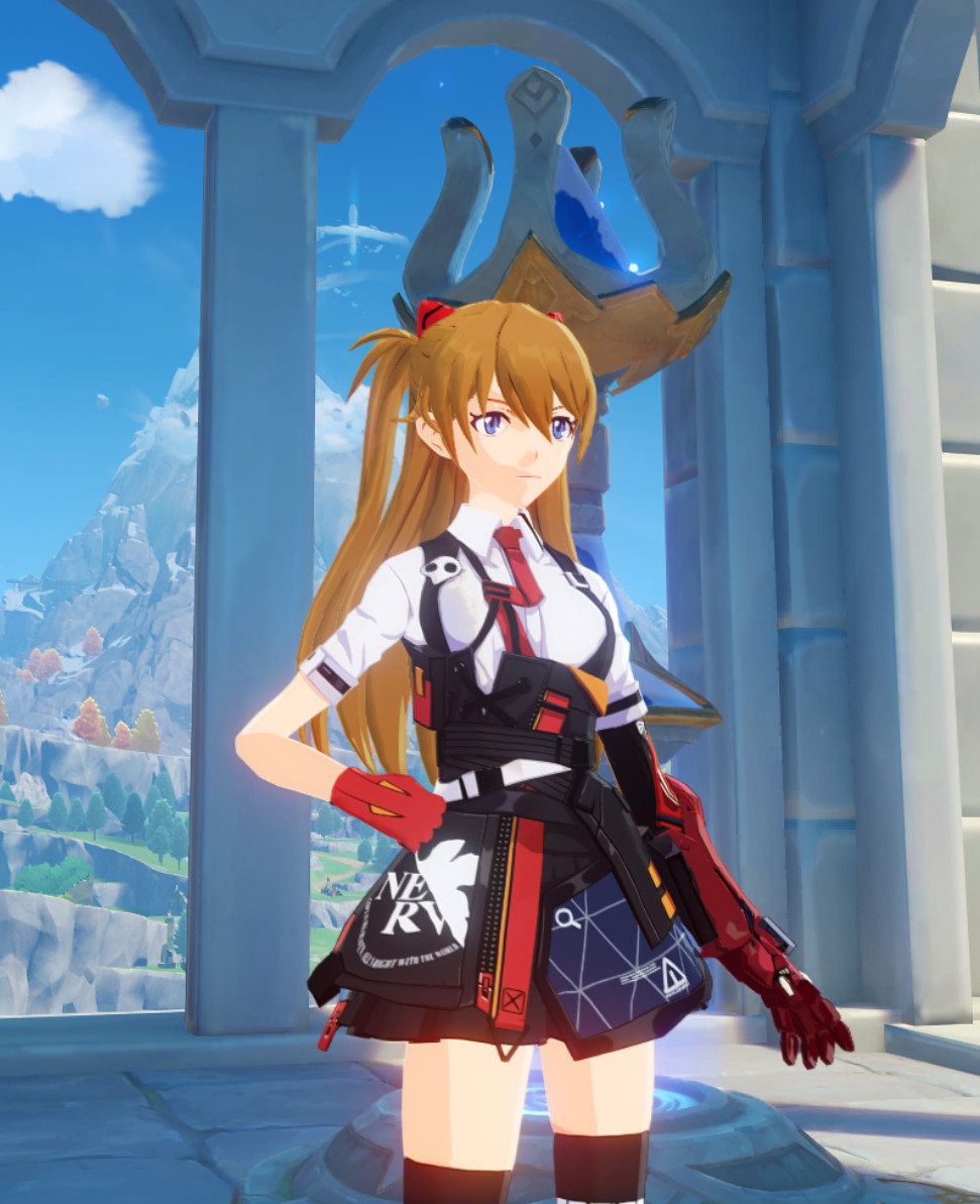 Asuka Shikinami Langley [Faruzan] Mod for Genshin Impact | GI Mods