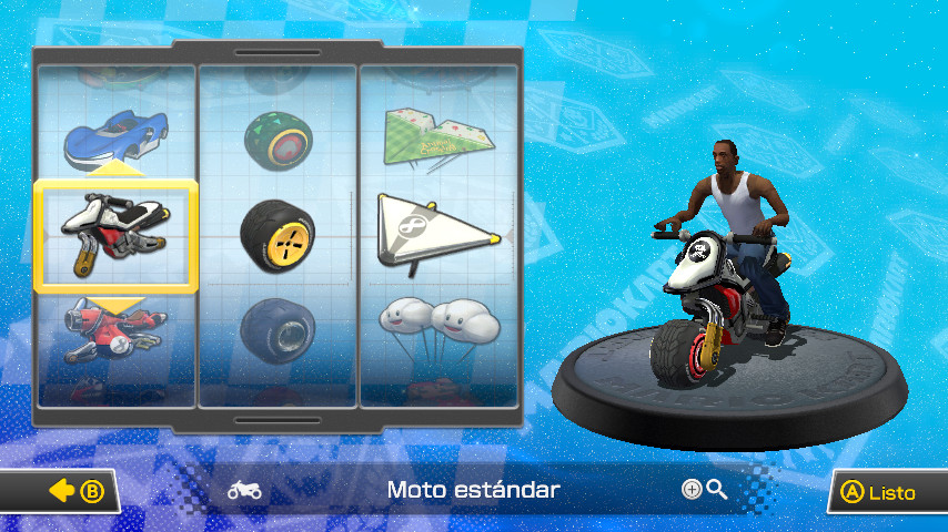 Carl CJ Johnson Mod for Mario Kart 8 | MK8 Mods