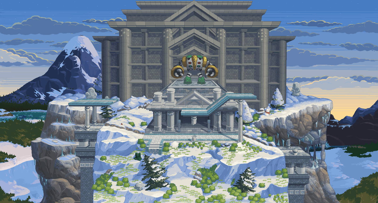 Pokemon D/P/Pl(SSF2) - Snowpoint Temple (9.5/CMC+) Mod for Super Smash Bros. Crusade | SSBC Mods