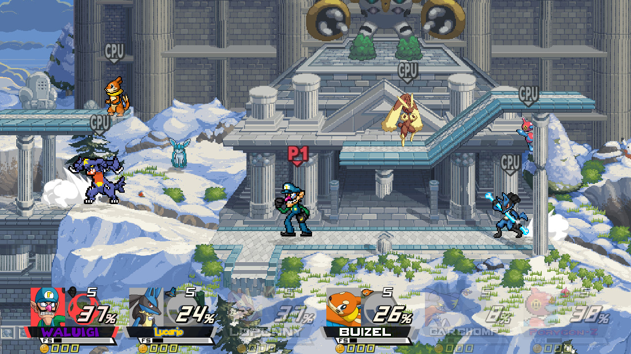 Pokemon D/P/Pl(SSF2) - Snowpoint Temple (9.5/CMC+) Mod for Super Smash ...