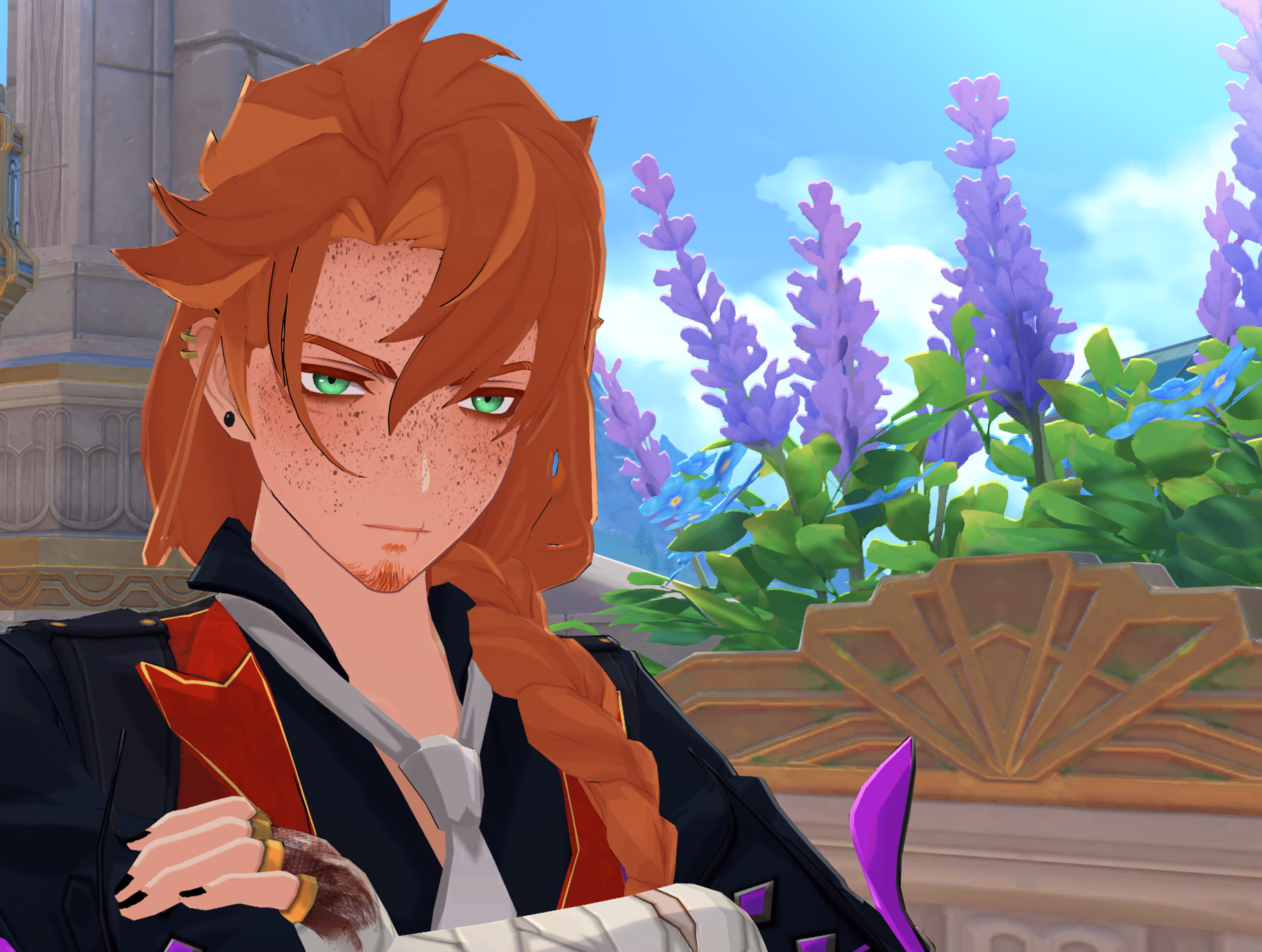 Fighter OC over Wriothesley Mod for Genshin Impact | GI Mods