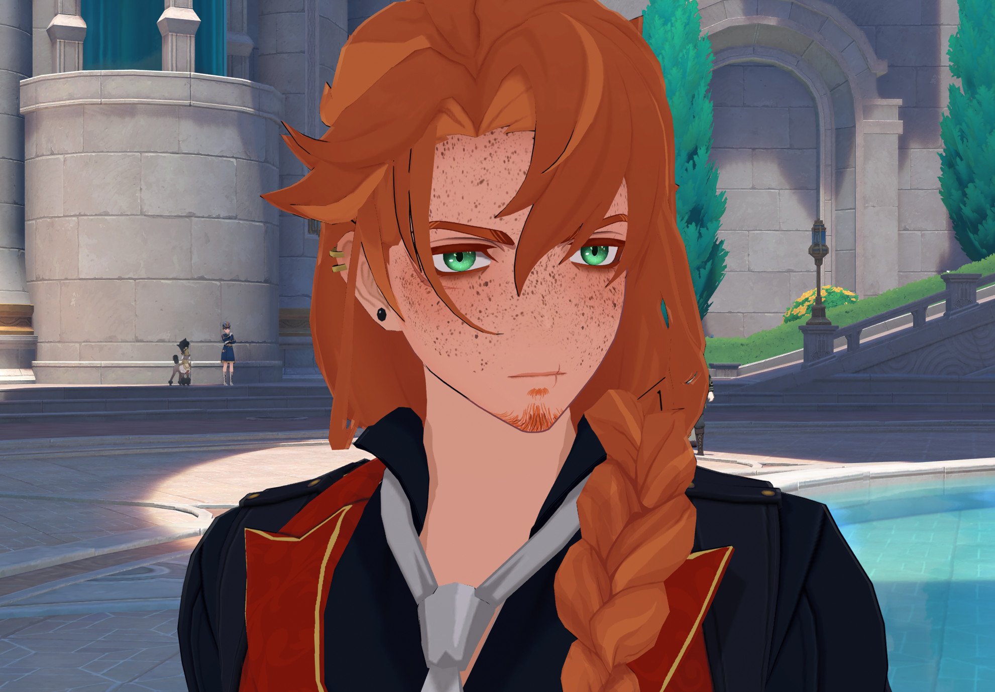 Fighter OC over Wriothesley Mod for Genshin Impact | GI Mods