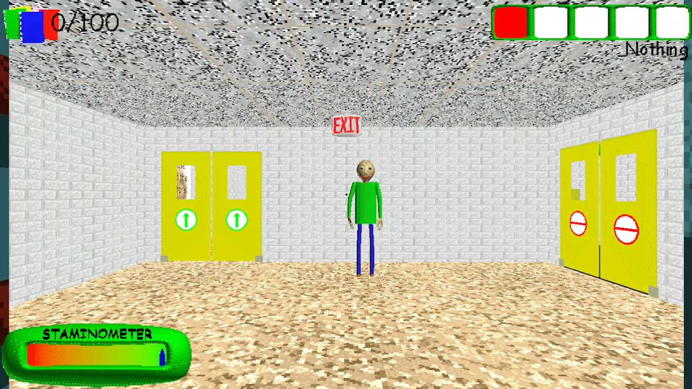 Maze 100 Notebooks Mod for Baldi's Basics | Baldi Mods