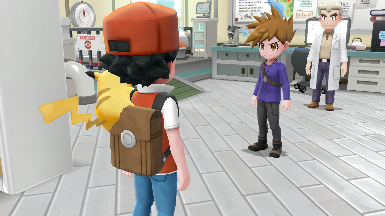 Rival Blue Mod for Pokémon Let's Go! | LGPE Mods