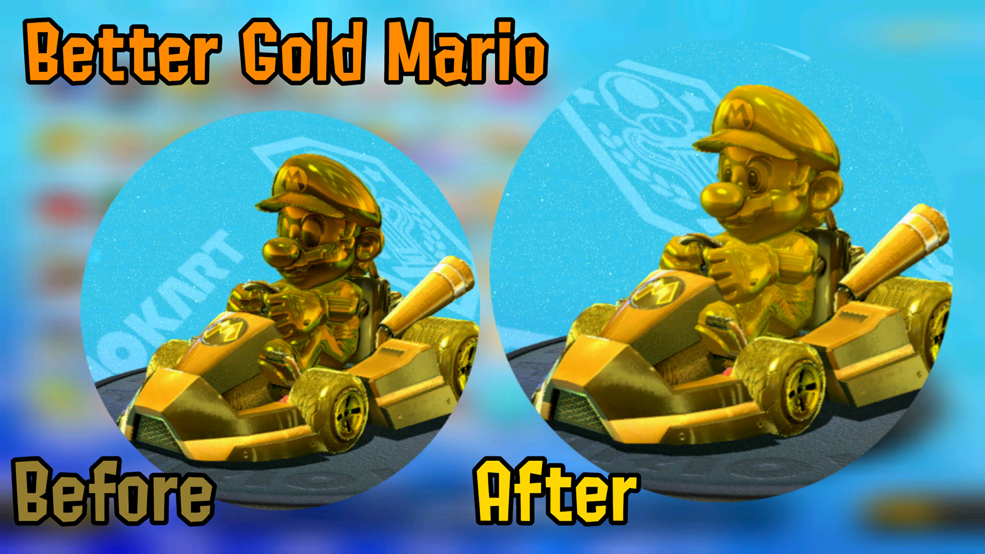 Better GoldMario Mod for Mario Kart 8 Deluxe | MK8D Mods