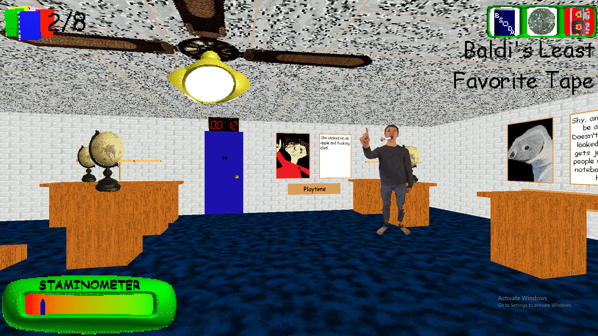 [SENSITIVE CONTENT] Baldi's High on Crack Remastered Mod for Baldi's ...