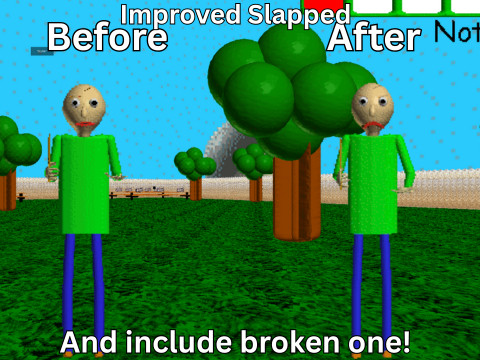 Improved Slapped Mod for Baldi's Basics | Baldi Mods