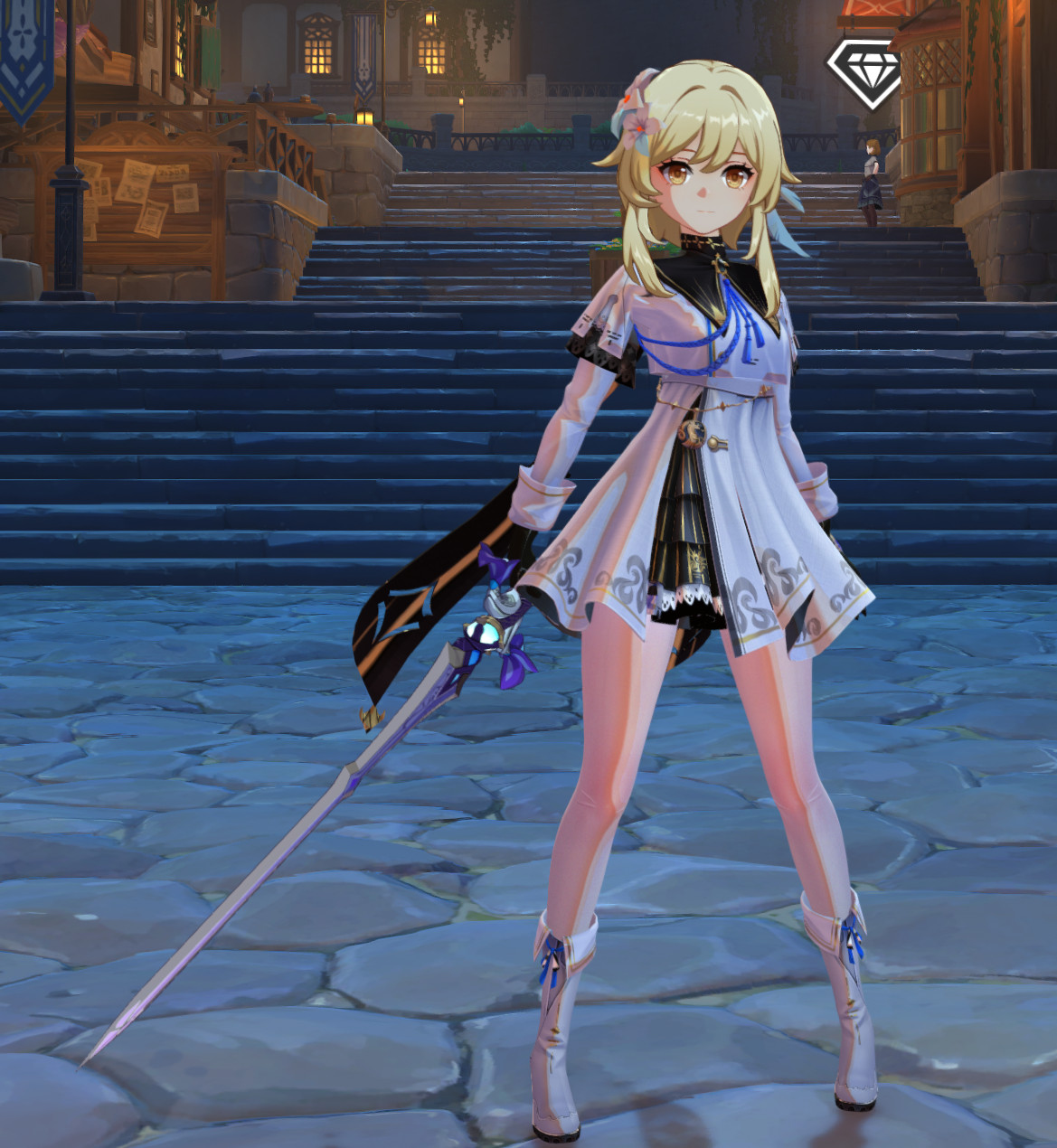 ️Lumine ️ in Phoebe's outfit Mod for Genshin Impact | GI Mods