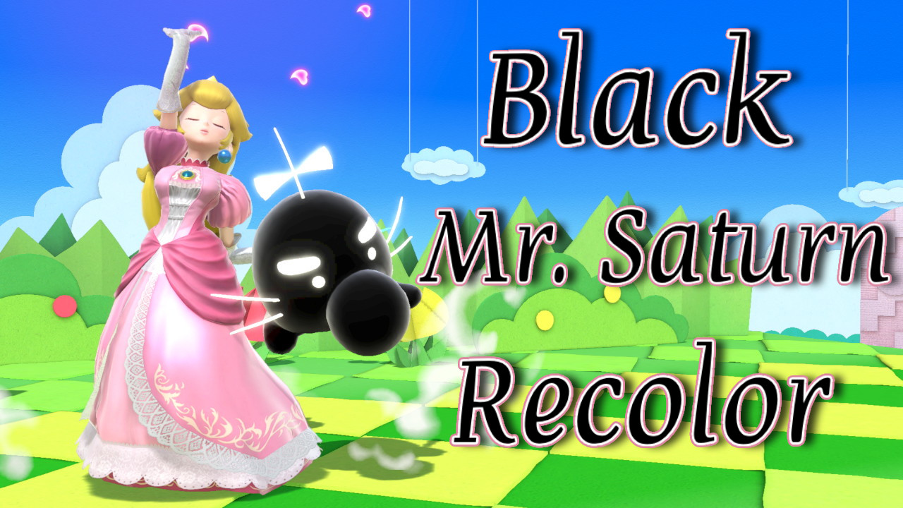 Black Mr. Saturn Mod for Super Smash Bros. Ultimate | SSBU Mods
