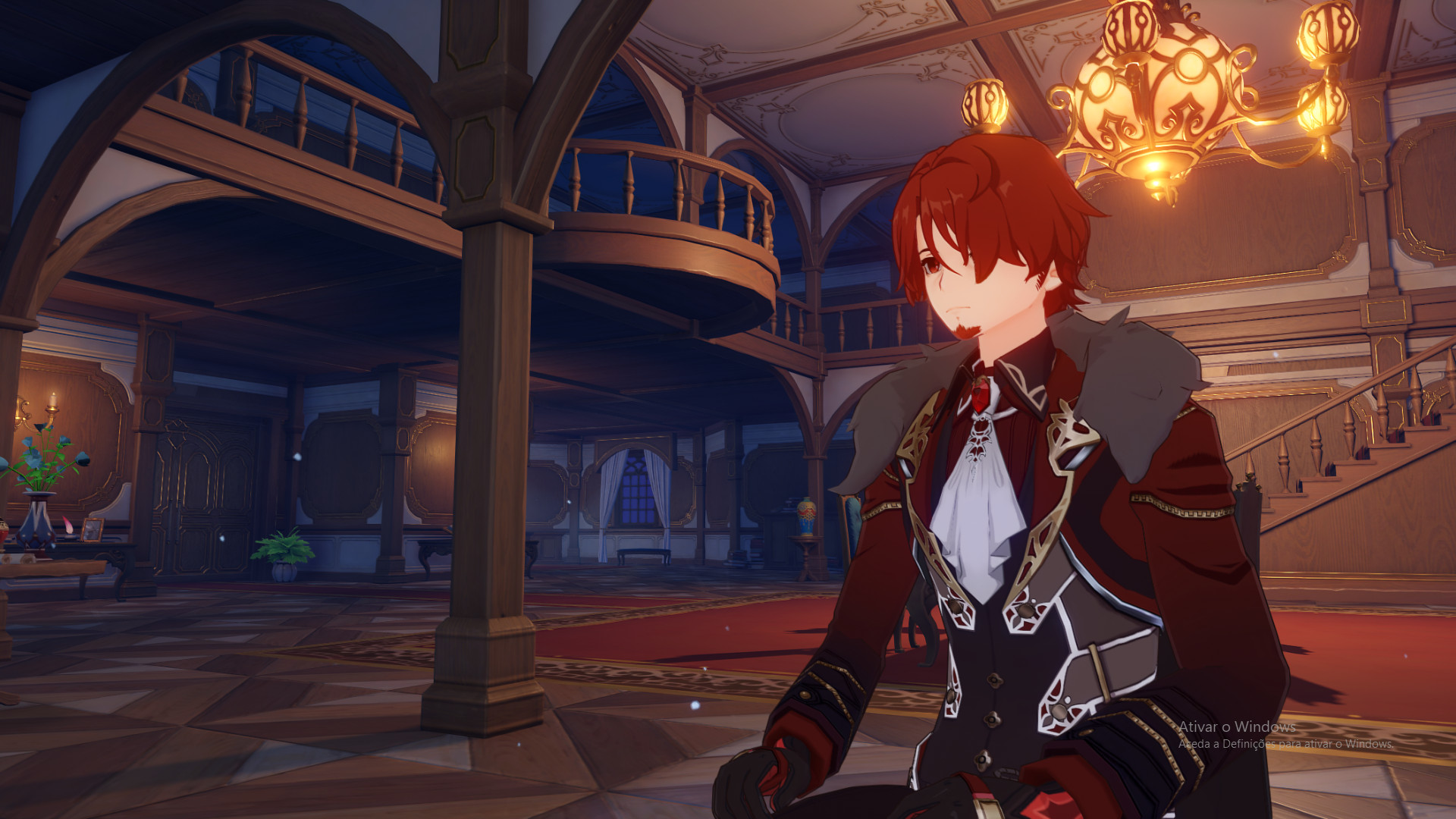 Red-haired warrior from Old Mondstadt Mod for Genshin Impact | GI Mods