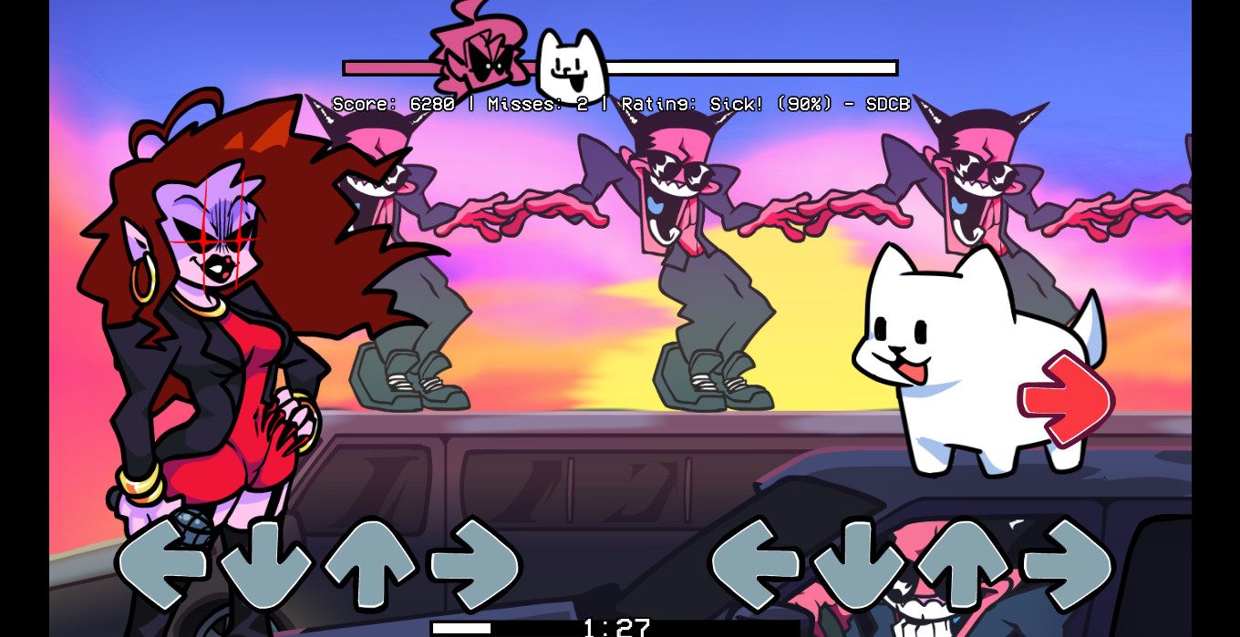 High Toby Fox Mix Chart Mod for Friday Night Funkin' | FNF Mods