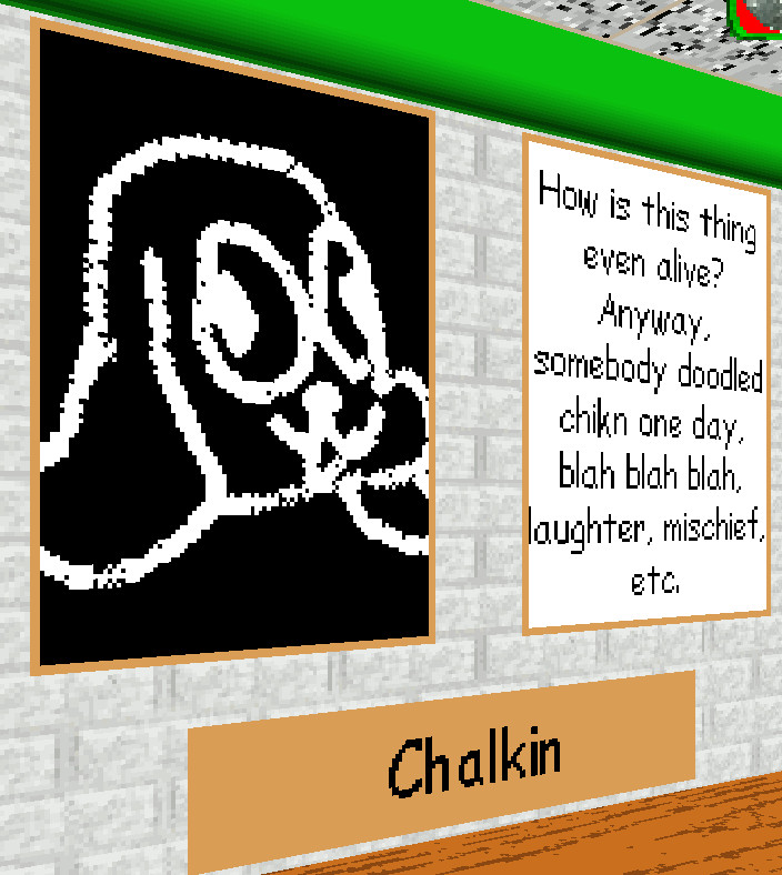 Chalkin as Chalkles Mod for Baldi's Basics | Baldi Mods