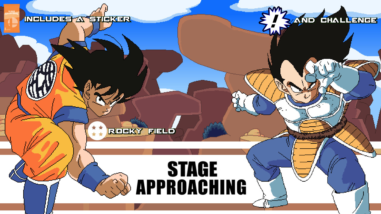 Rocky Field (Dragon Ball Z) (CMC+ V8) Mod for Super Smash Bros. Crusade ...