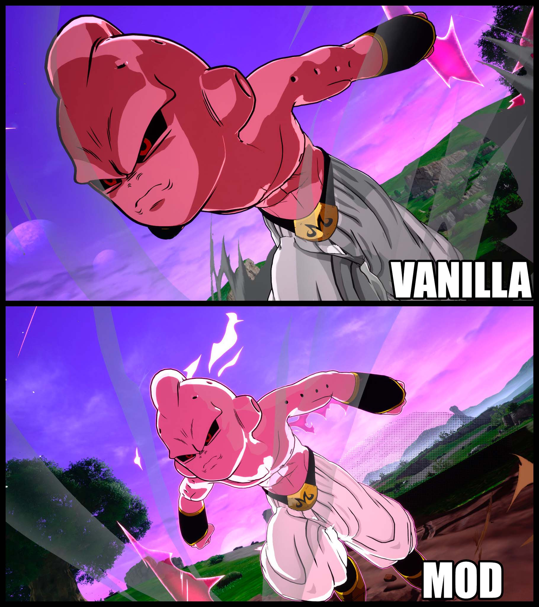 Majin Buu Color Corrected Replacer Mod For Dragon Ball Sparking 2411