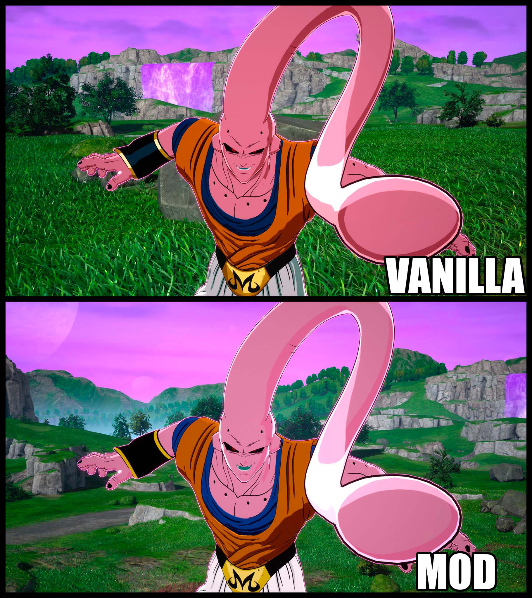 Majin Buu - Color Corrected [Replacer] Mod for Dragon Ball: Sparking ...