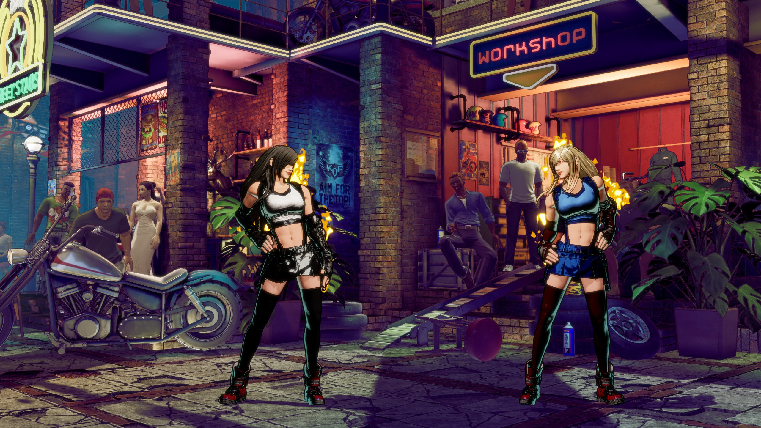 Tifa over Bjenet Mod for Fatal Fury: City of the Wolves | COTW Mods