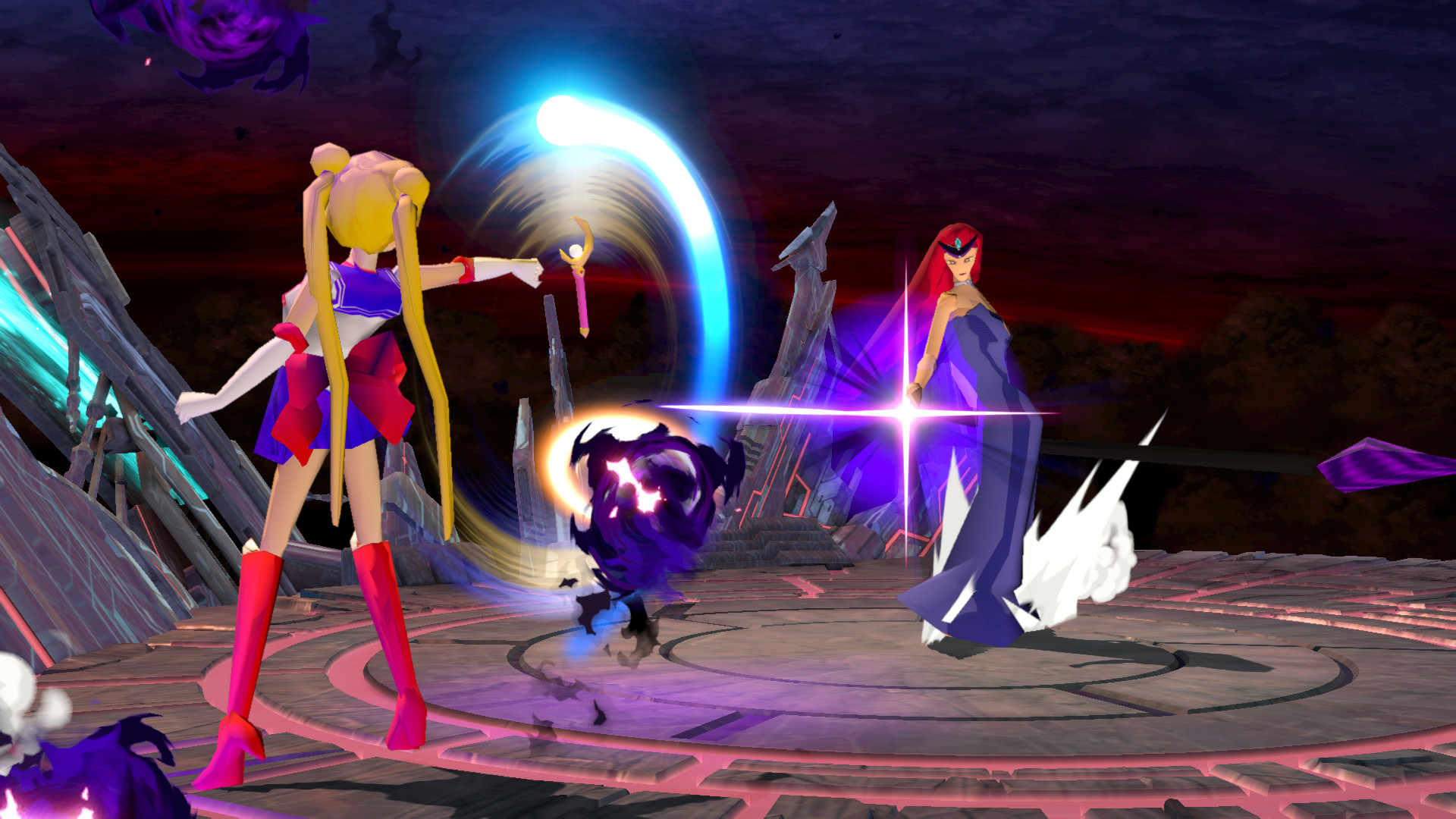 Queen Beryl (Sailor Moon) over Sephiroth Mod for Super Smash Bros ...