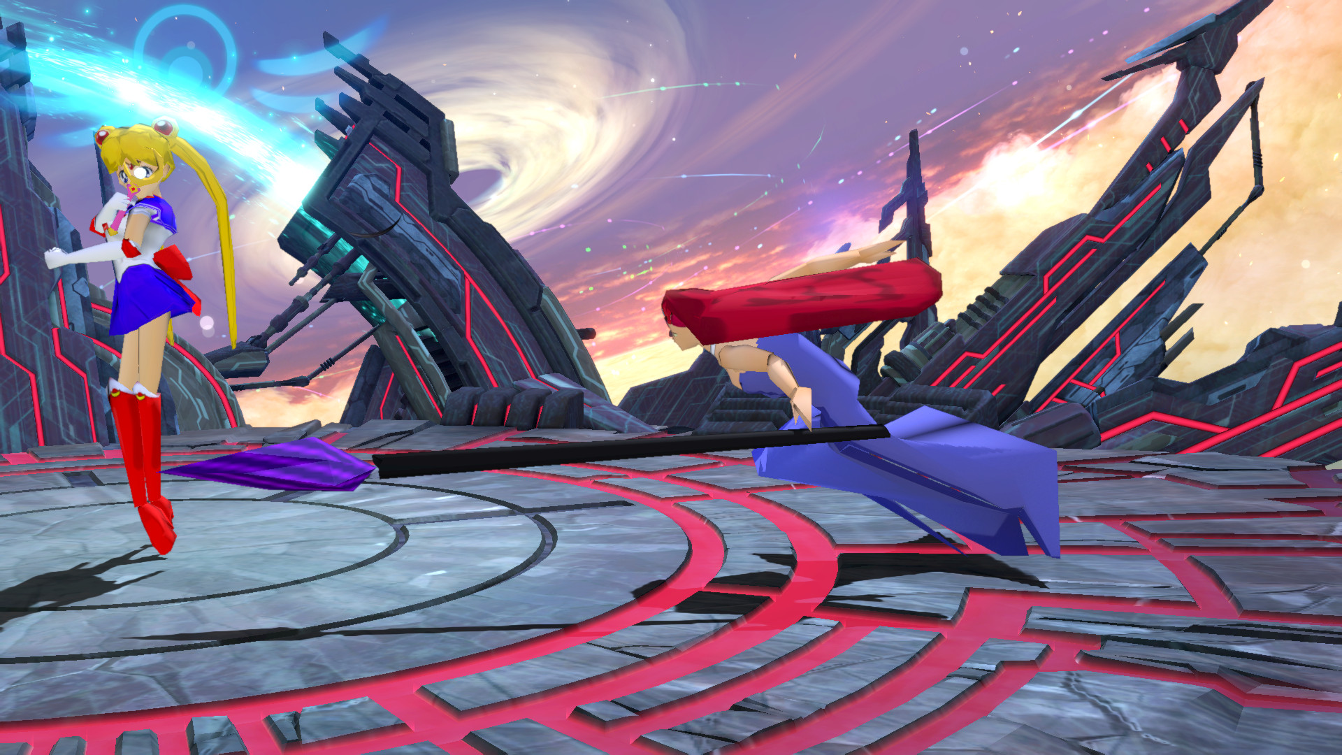 Queen Beryl (Sailor Moon) over Sephiroth Mod for Super Smash Bros ...