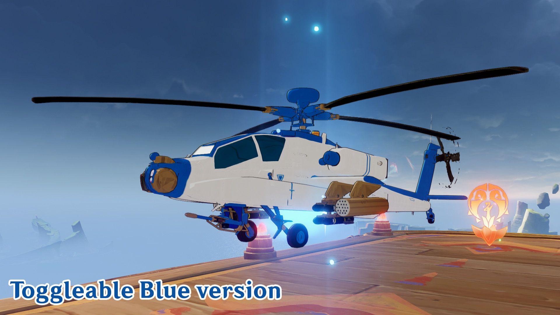 Escoffier's AH-64D "APACHE" Attack Helicopter Mod for Genshin Impact ...