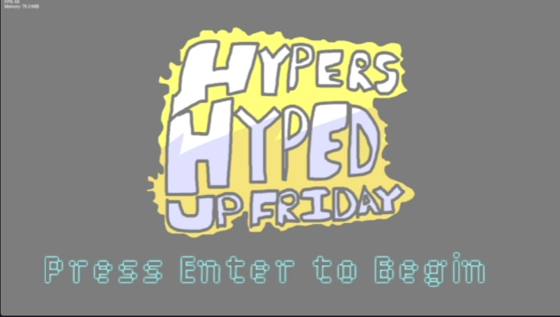 Hyper's Hyped Up Friday V1 Mod for Friday Night Funkin' | FNF Mods