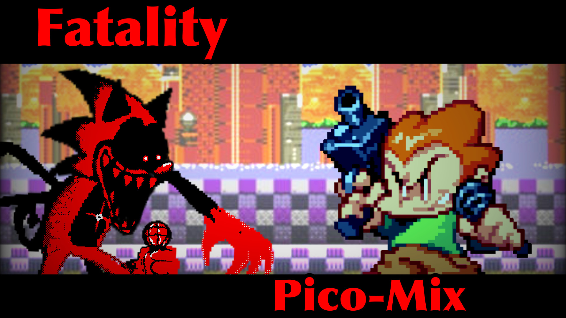 Fatality-Pico-Mix Mod for Friday Night Funkin' | FNF Mods