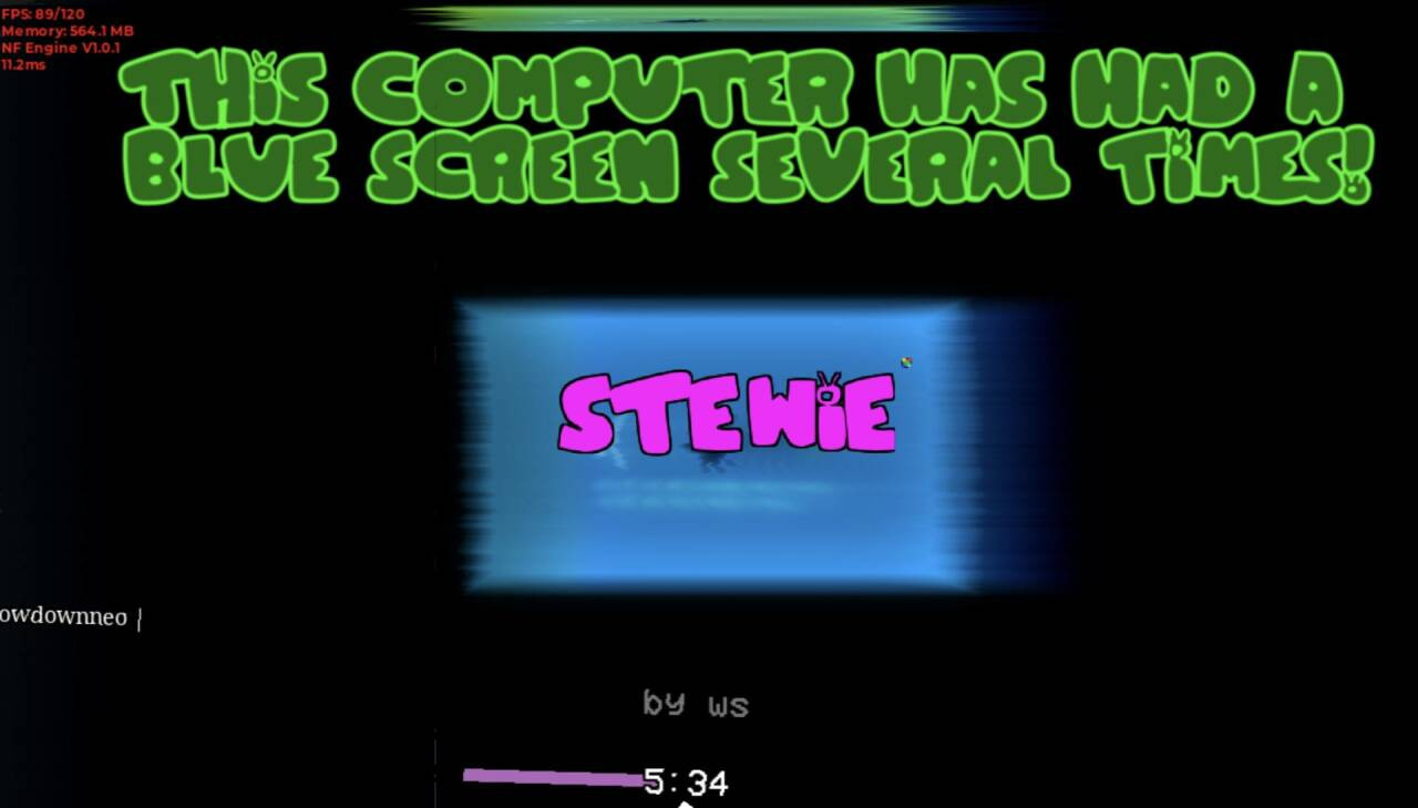 Neo-Showdown V3 Neo Darkness Takeover（DEMO） Mod for Friday Night Funkin ...