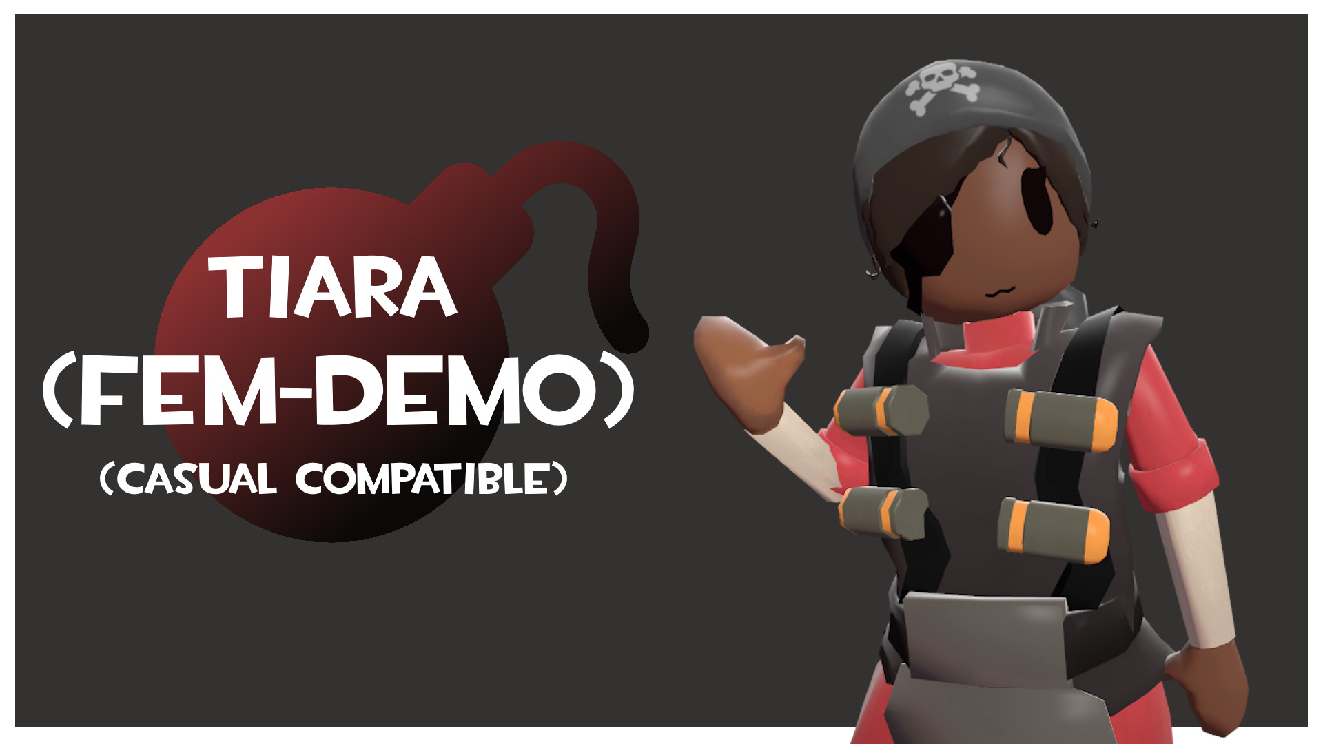 Tiara | Fem-Demo (Casual) Mod for Team Fortress 2 | TF2 Mods