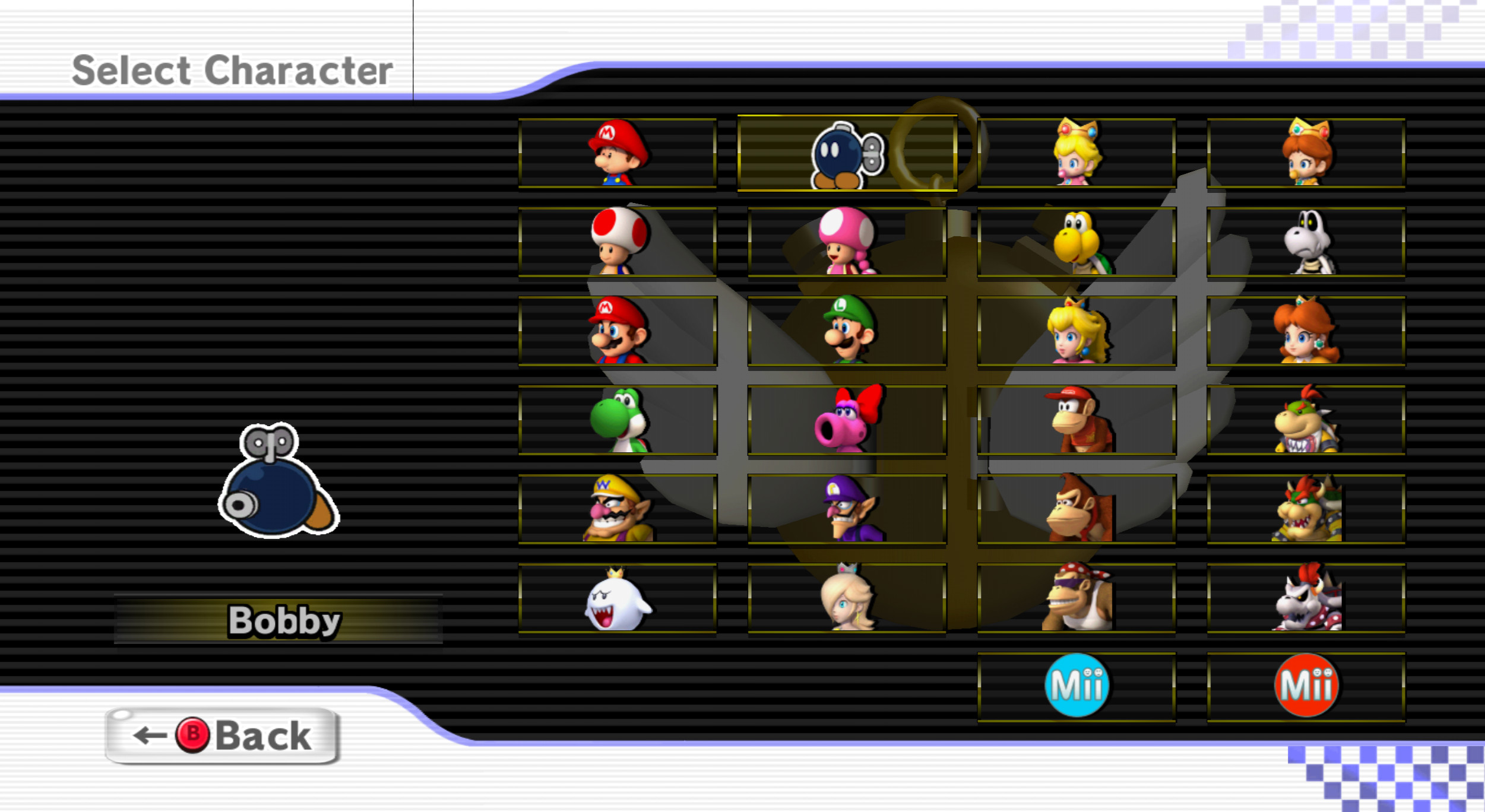 Bobby (Paper Mario: The Origami King) Mod for Mario Kart Wii | MKWii Mods