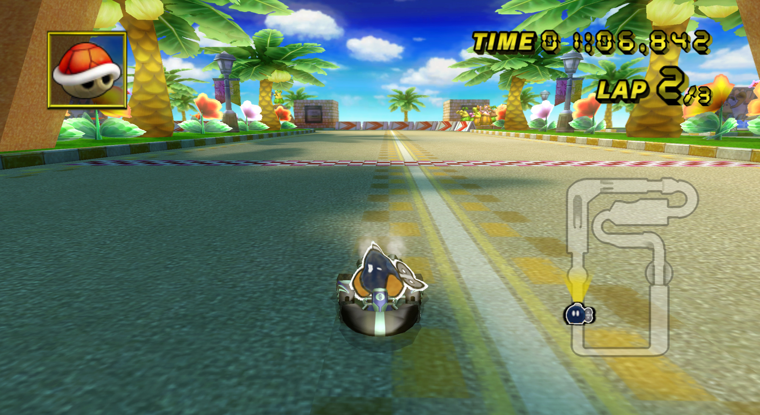 Bobby (Paper Mario: The Origami King) Mod for Mario Kart Wii | MKWii Mods