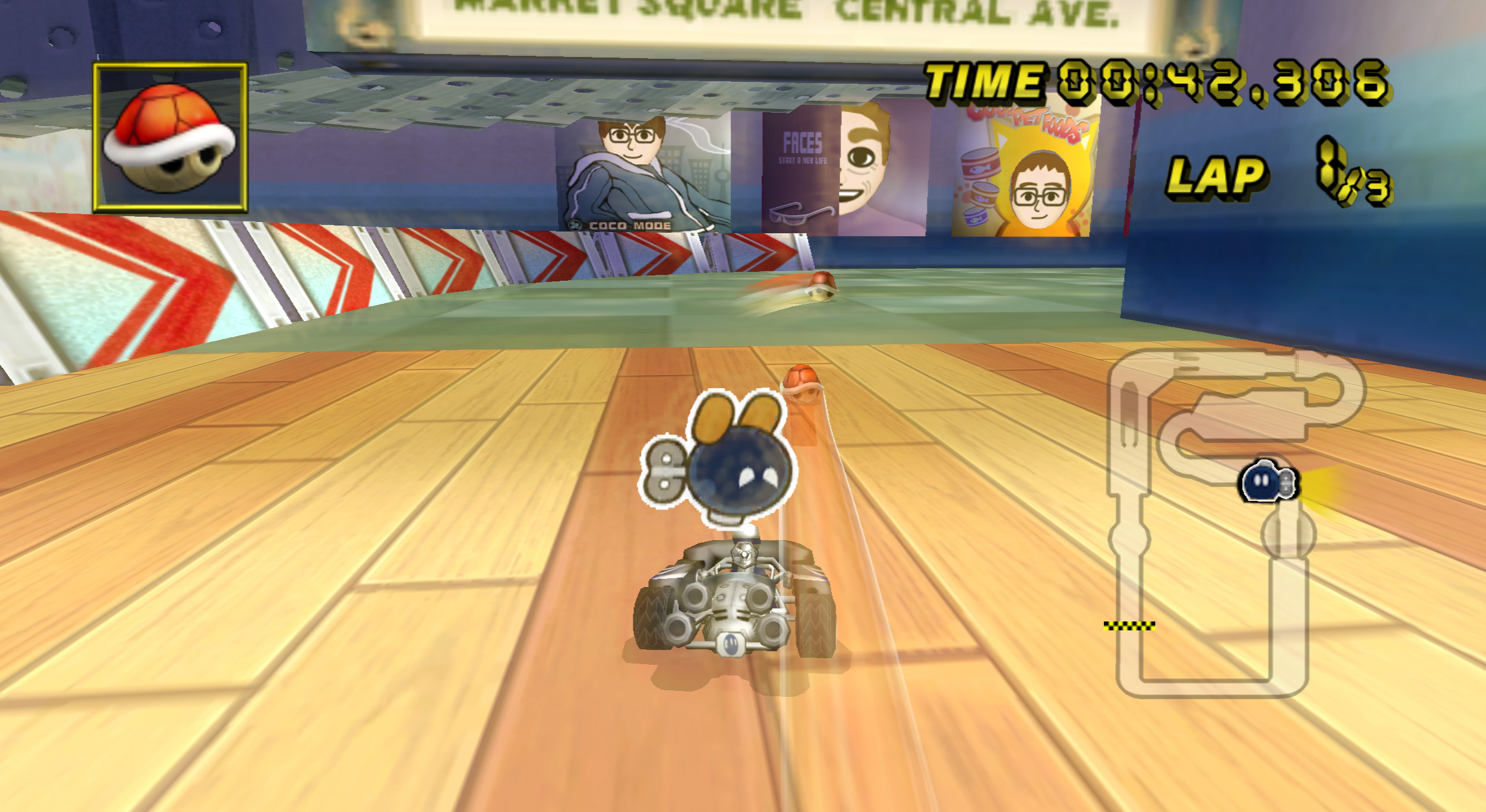 Bobby (Paper Mario: The Origami King) Mod for Mario Kart Wii | MKWii Mods