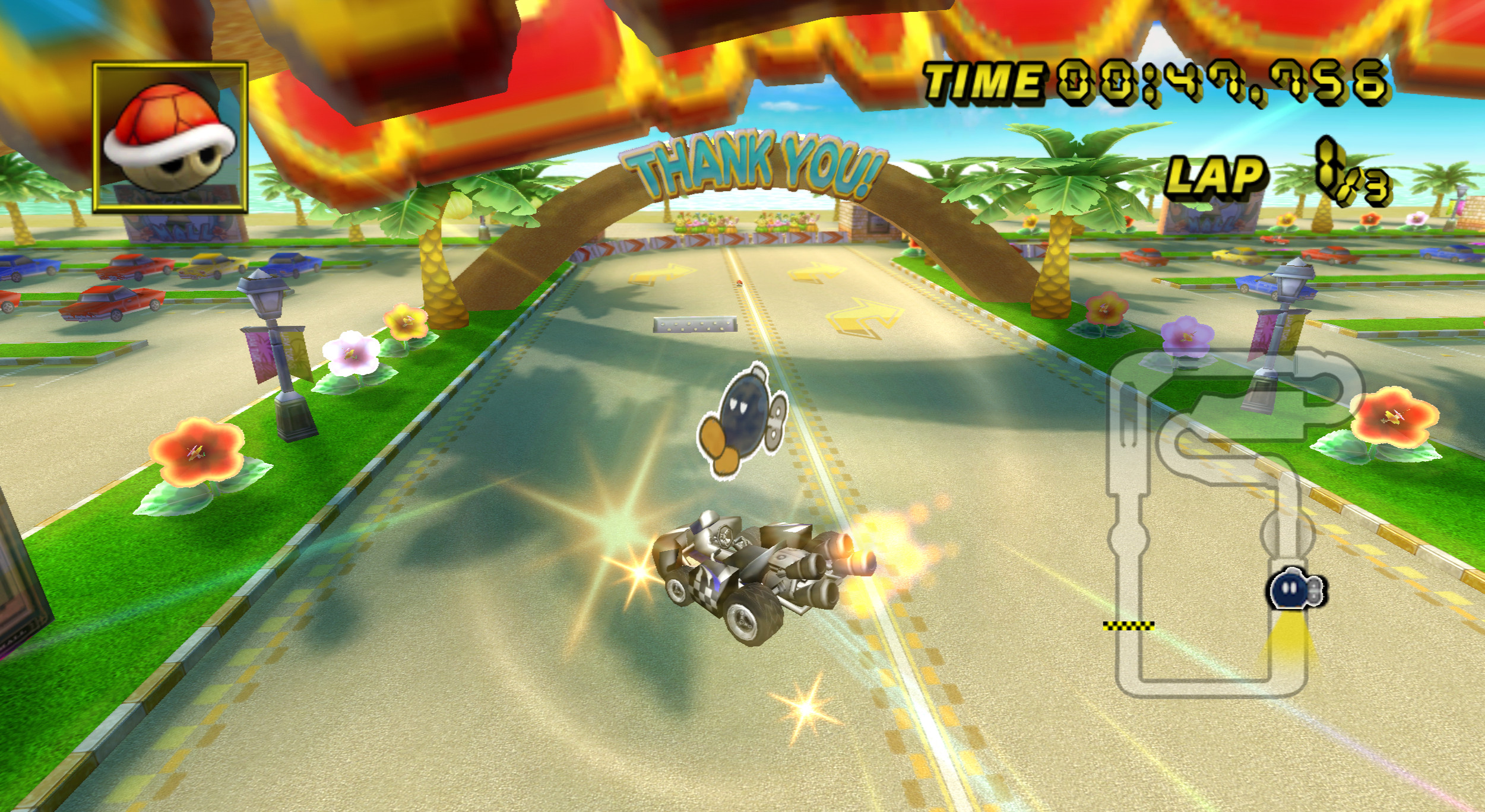 Bobby (Paper Mario: The Origami King) Mod for Mario Kart Wii | MKWii Mods