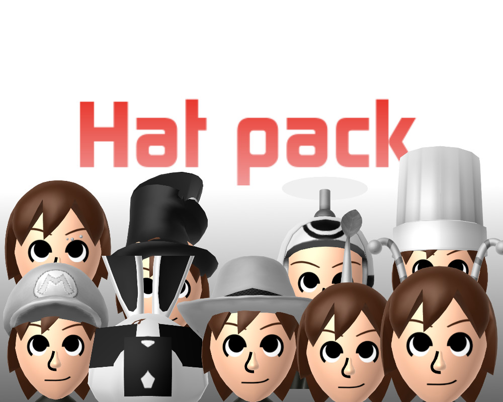 hat pack Mod for Mii Maker | MiiMaker Mods