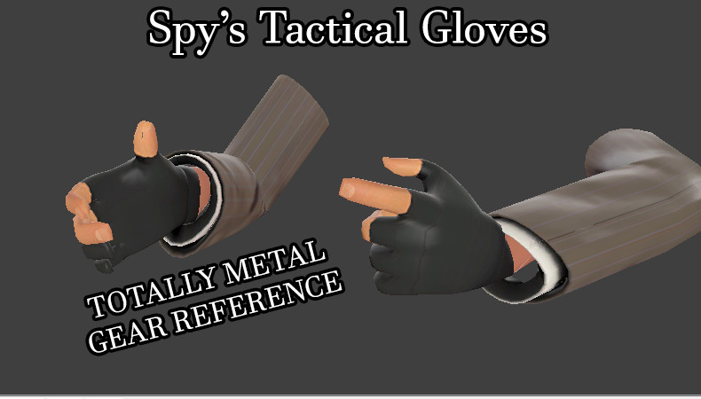 Spy's Tactical Gloves (CASUAL COMP.) Mod for Team Fortress 2 | TF2 Mods