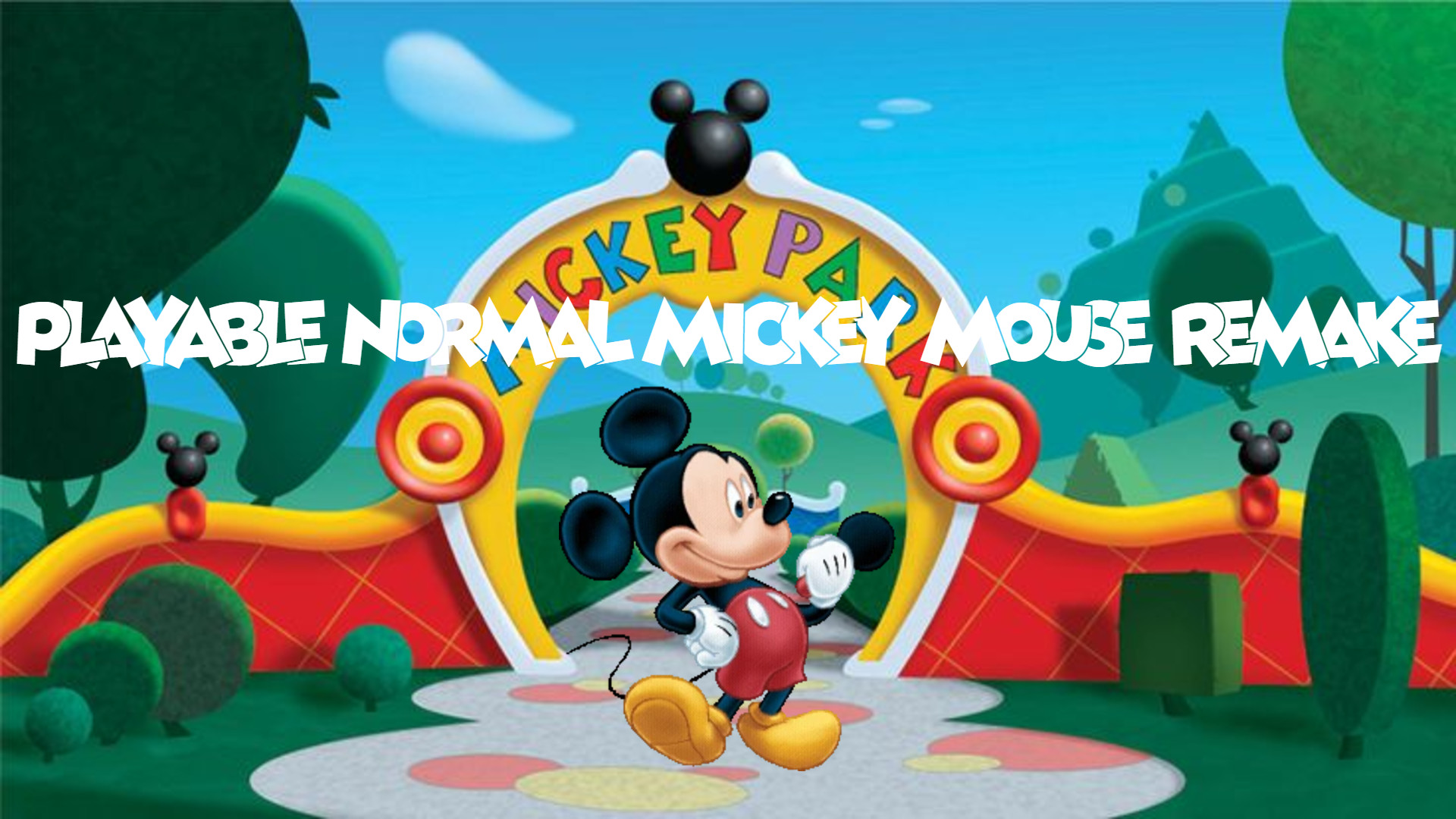 Playable Normal Mickey Mouse Remake Mod for Friday Night Funkin' | FNF Mods