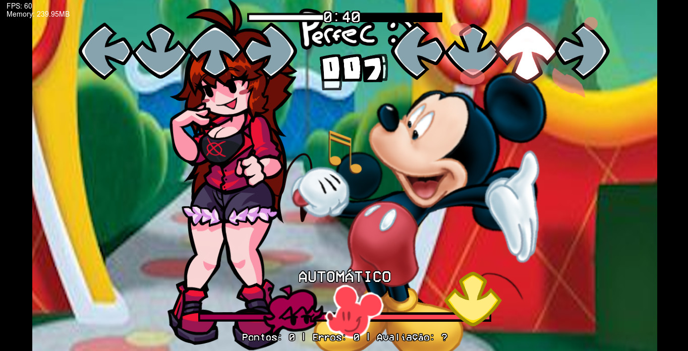 Playable Normal Mickey Mouse Remake Mod for Friday Night Funkin' | FNF Mods