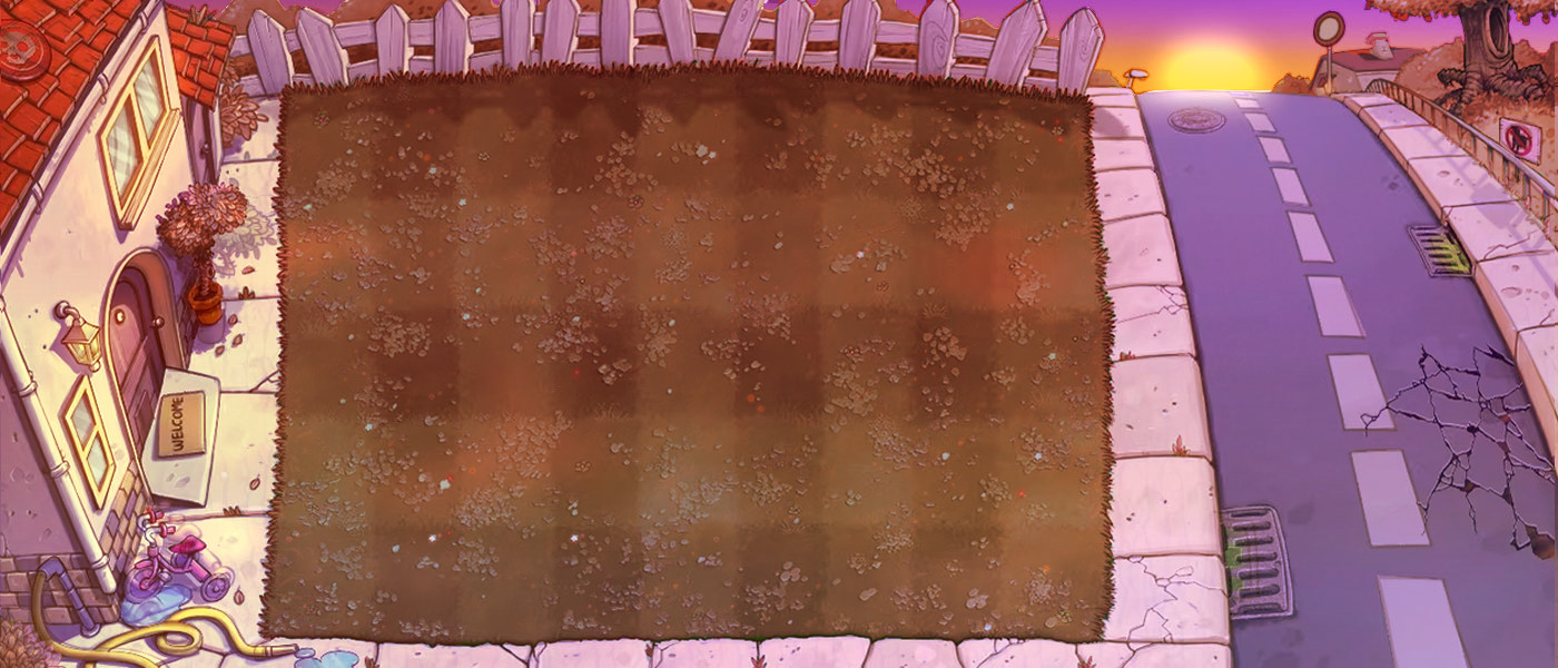 Autumn Day Background Mod for Plants vs. Zombies | PVZ Mods