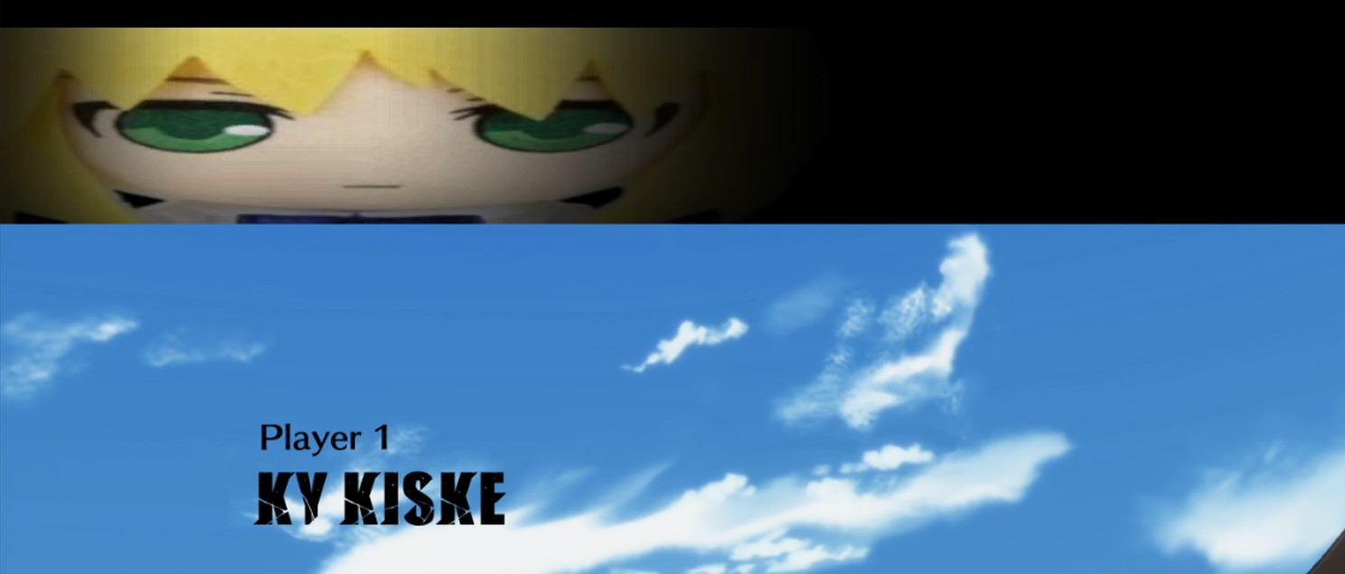 Saber Fumo over Ky Portraits Mod for GUILTY GEAR -STRIVE- | GGST Mods