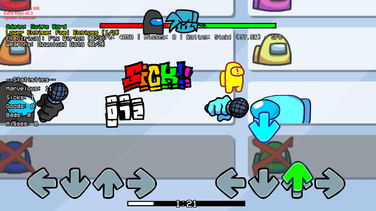 FNF Among Us Mod: V1.0 Mod for Friday Night Funkin' | FNF Mods