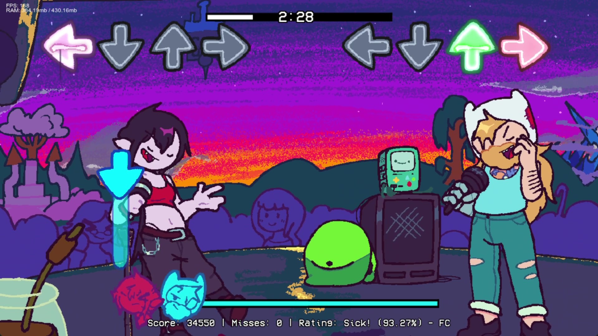 Vampire Queen + Fionna Mix & Jam Buds Mod for Friday Night Funkin ...