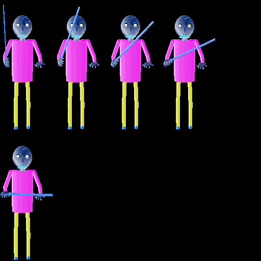 Reanimated Baldi Slap Animation inverted Mod for Baldi's Basics | Baldi ...