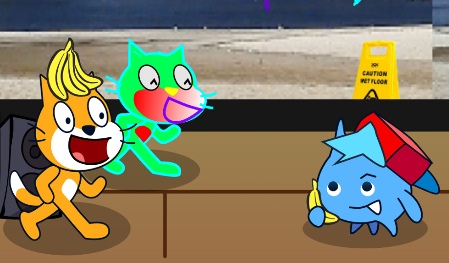 VS Banana Cat Mod for Friday Night Funkin' | FNF Mods