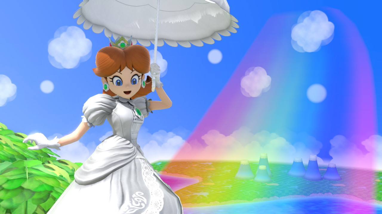 Better (& Accurate) Daisy Wedding Dress Mod for Super Smash Bros ...