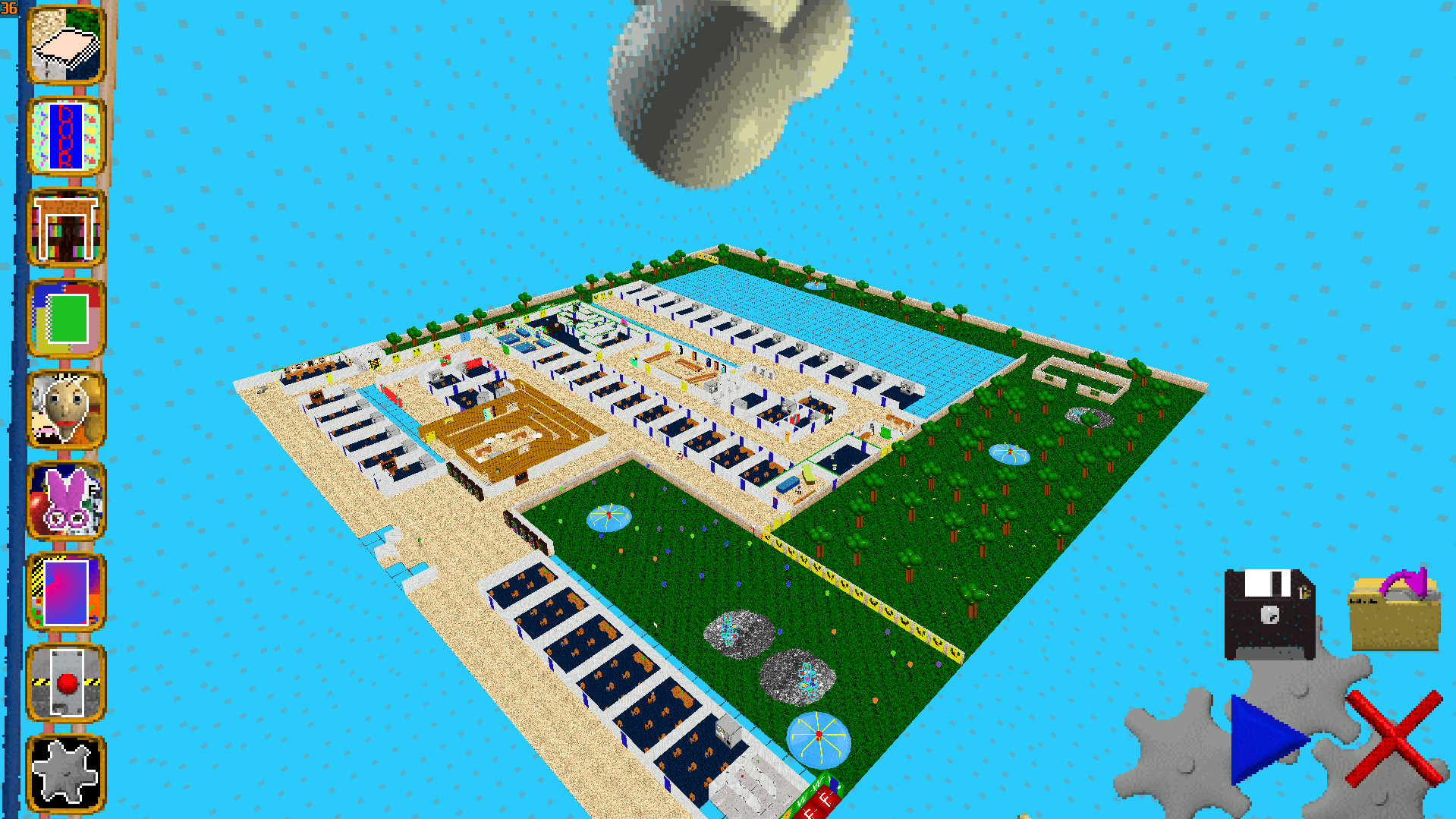 (V0.11.X)BB+ 48 Notebooks Map Mod for Baldi's Basics | Baldi Mods