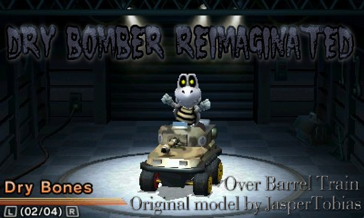 Dry Bomber Reimaginated Mod for Mario Kart 7 | MK7 Mods