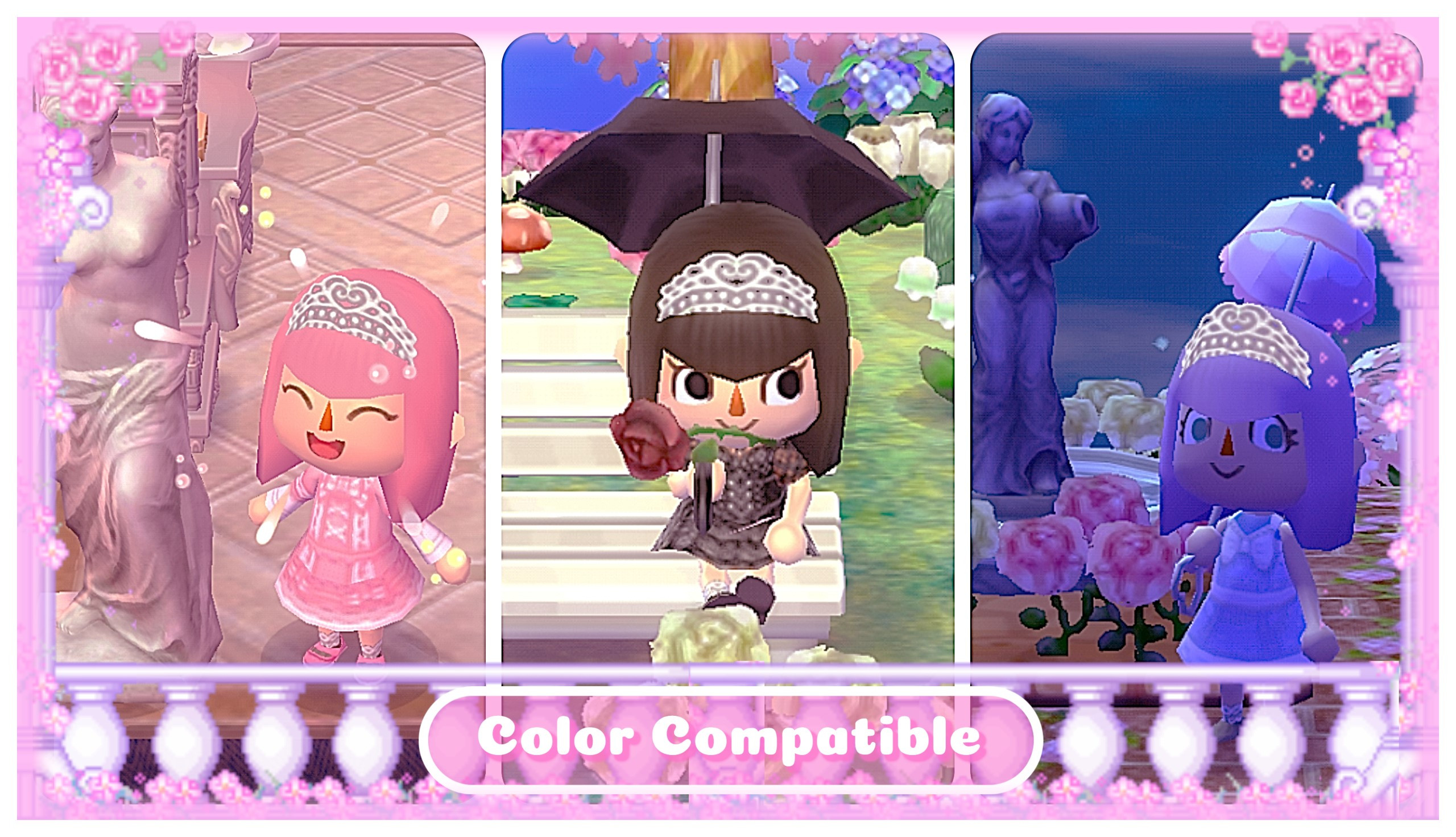 ♡Pearl Tiara Hair♡ Mod for Animal Crossing: New Leaf | AC:NL Mods