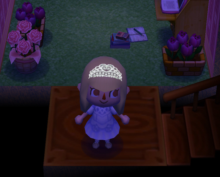 ♡Pearl Tiara Hair♡ Mod for Animal Crossing: New Leaf | AC:NL Mods