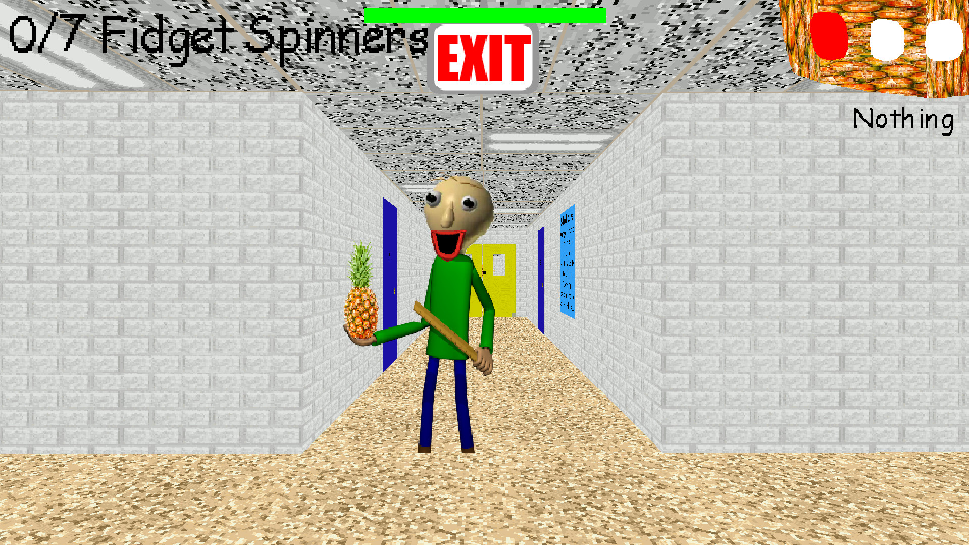 Baldi LOVES Pineapples Mod for Baldi's Basics | Baldi Mods