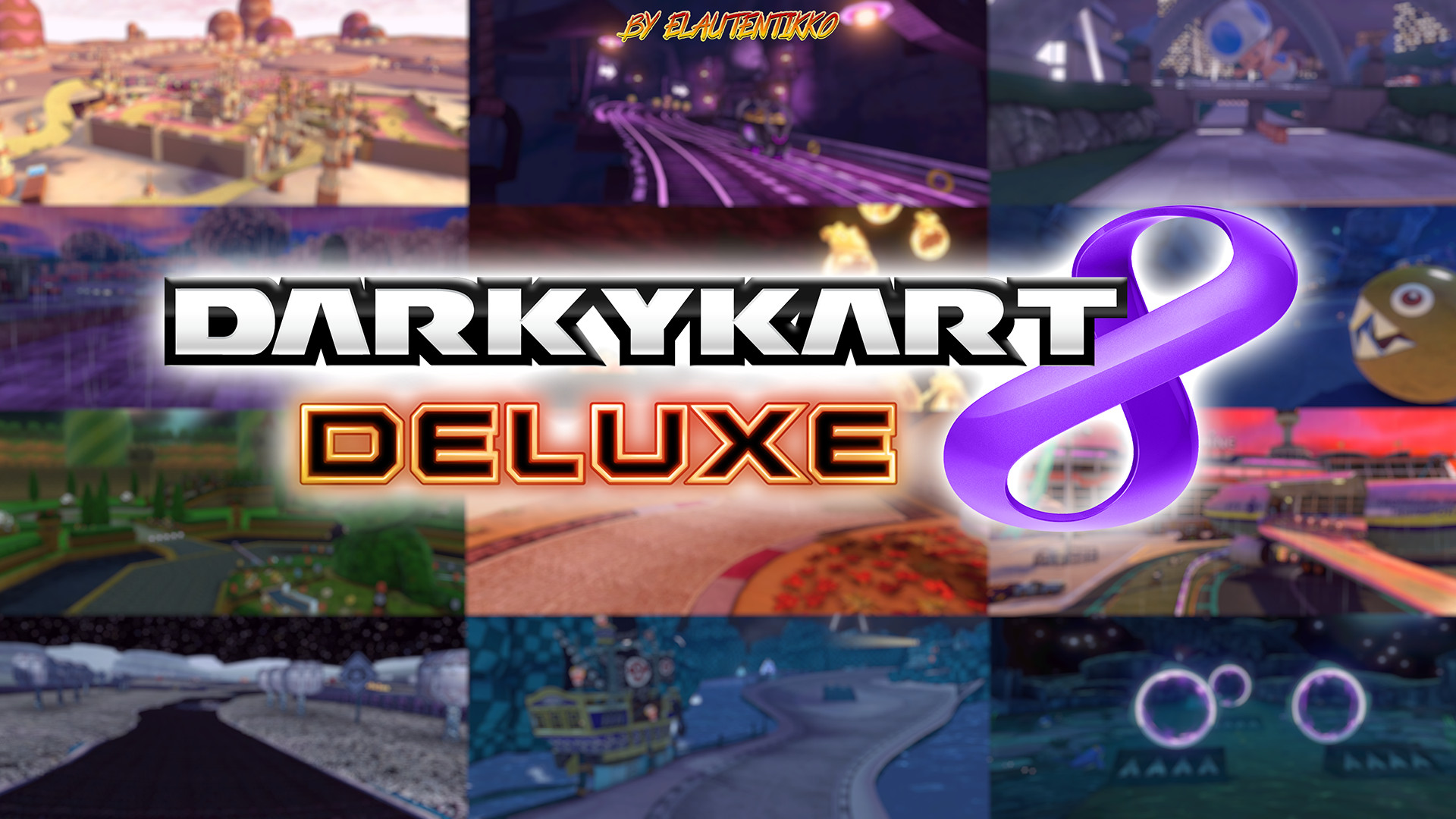 Darky Kart 8 Deluxe (The Big Texture Pack) Mod for Mario Kart 8 Deluxe | MK8D Mods